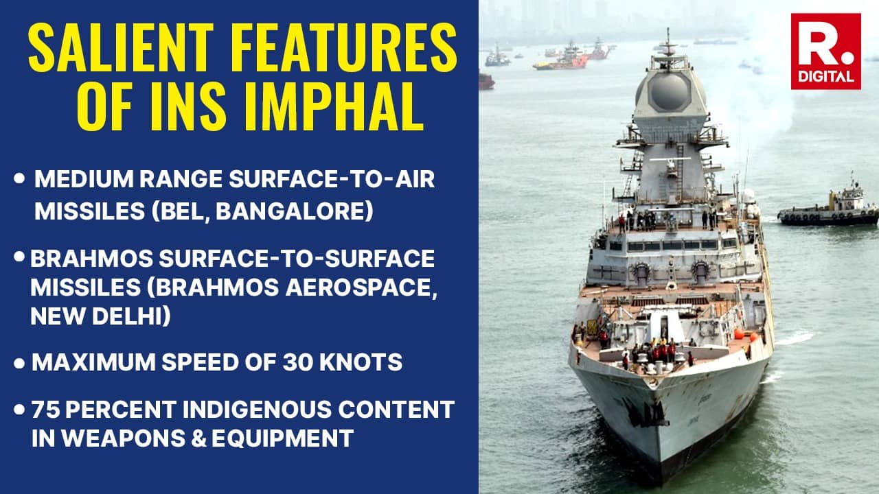 Navy to unveil the Crest of destroyer 'INS Surat'- Republic World