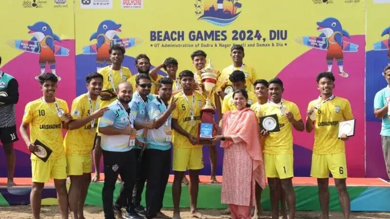 Diu Beach Games 2024: Lakshadweep champions after a neck-and-neck ...