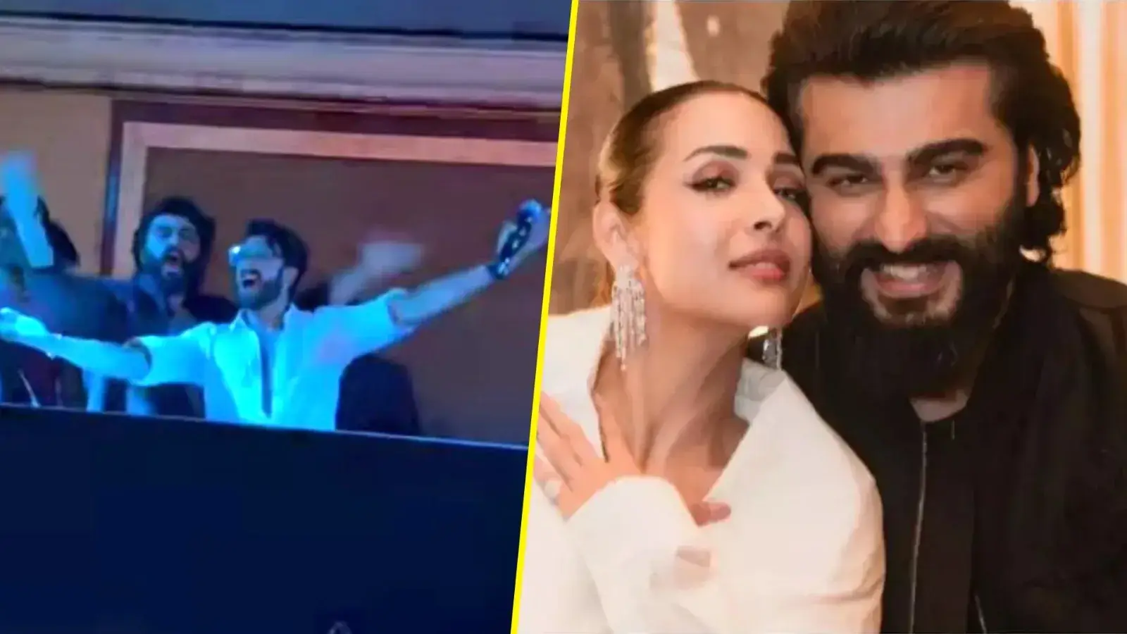 Malaika Arora turns cheerleader as boyfriend Arjun Kapoor takes over DJ ...