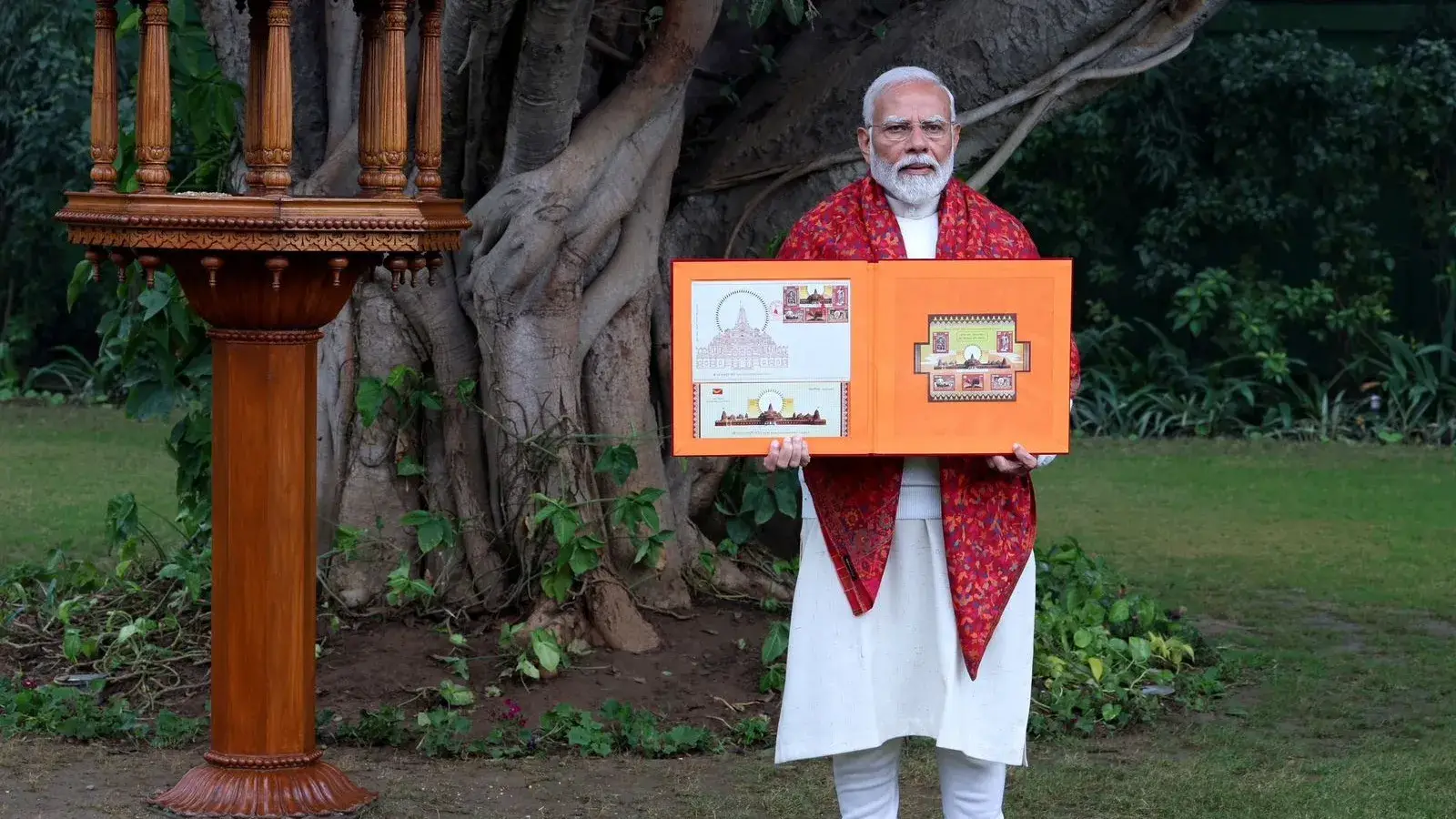 PM Modi releases Commemorative Postage Stamps on Ram Mandir | Republic ... PM Modi releases Commemorative Postage Stamps on Ram Mandir | Republic ...