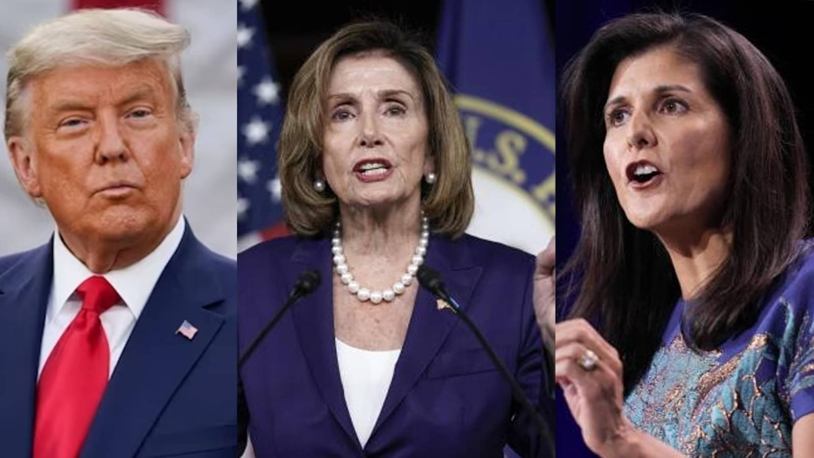Nikki Haley Questions Donald Trump's Mental Fitness after Ex-Prez Confuses Her with Nancy Pelosi ...