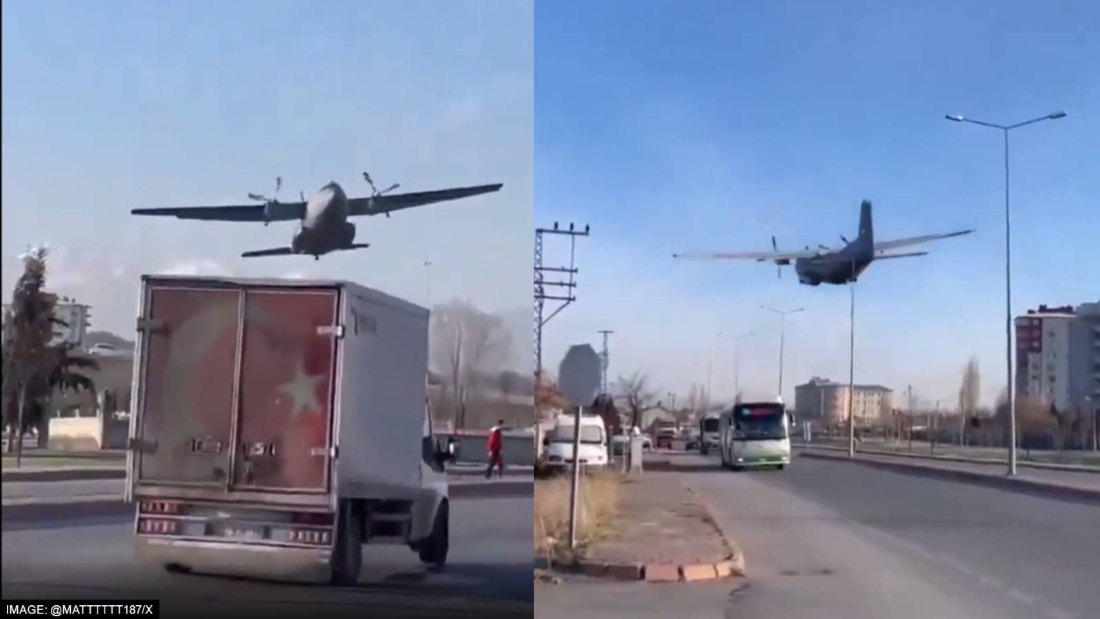 WATCH Turkish Plane Skims Over Busy Motorway to Make Emergency Landing ...