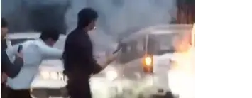 Noida Streets on Fire: Youth Blocks Road with Fireworks in Sector 50 ...