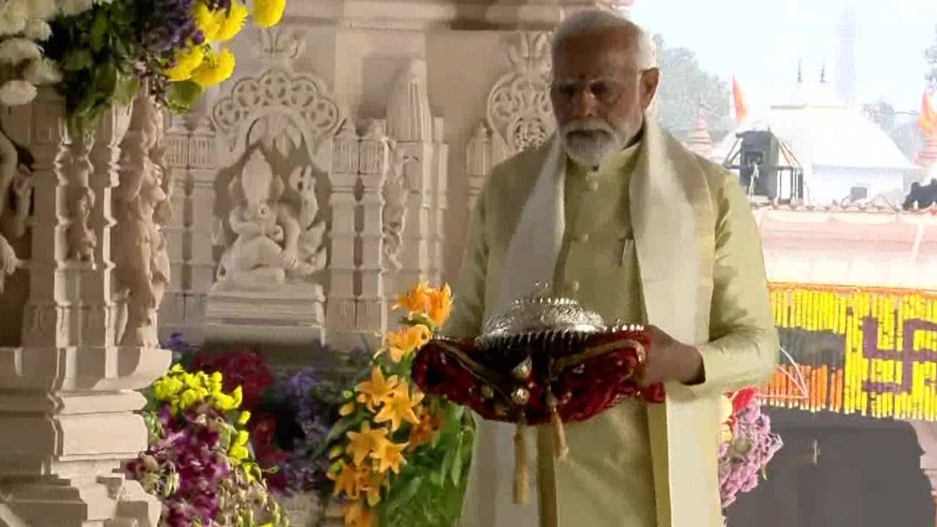 PM Modi leads Ram Lalla's Pran Pratishtha as Main Yajaman, Nationwide Celebrations by BJP ...