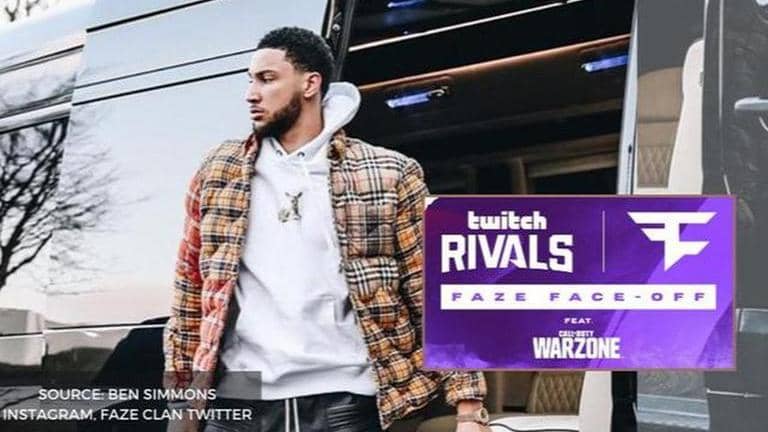 Ben Simmons to feature in Twitch Rivals' COD Warzone tournament for FaZe Clan | Republic World