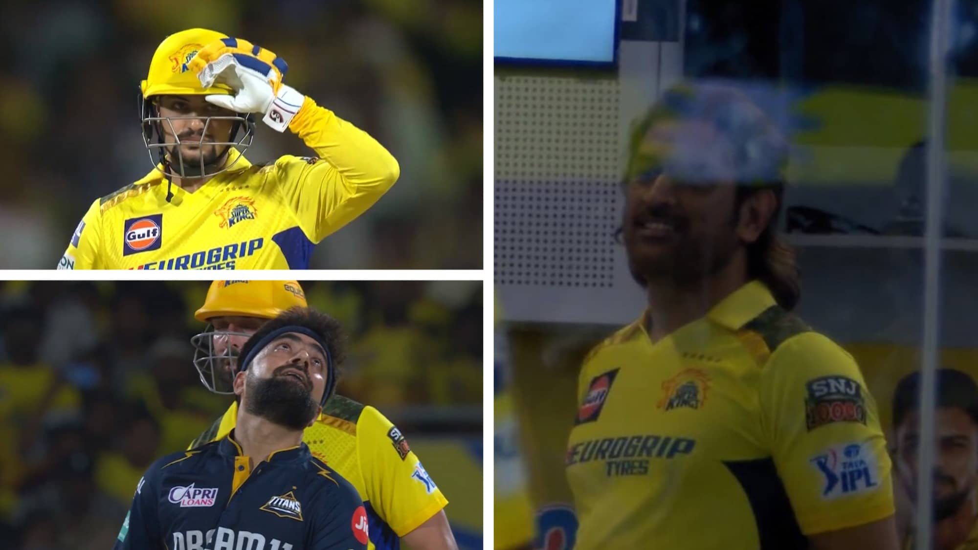CSK vs GT: MS Dhoni's Proud Dad reaction to young Sameer Rizvi treating ...