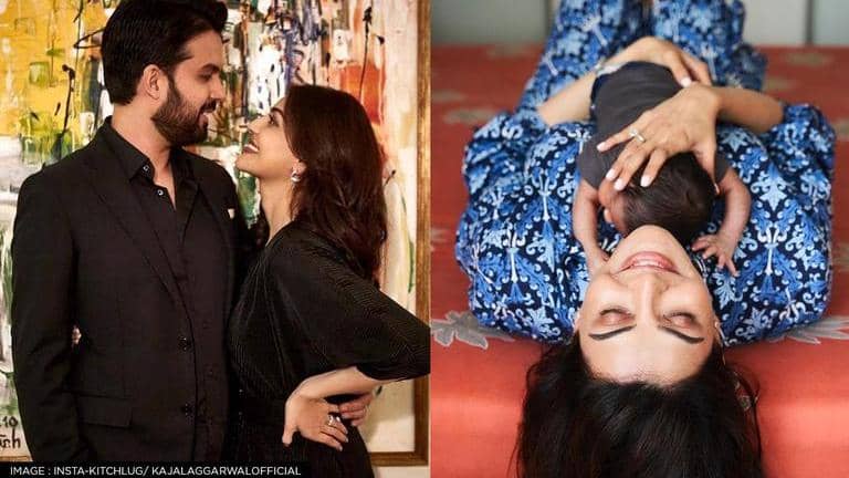 Kajal Aggarwal shares adorable pic of Gautam Kitchlu performing 'papa ...