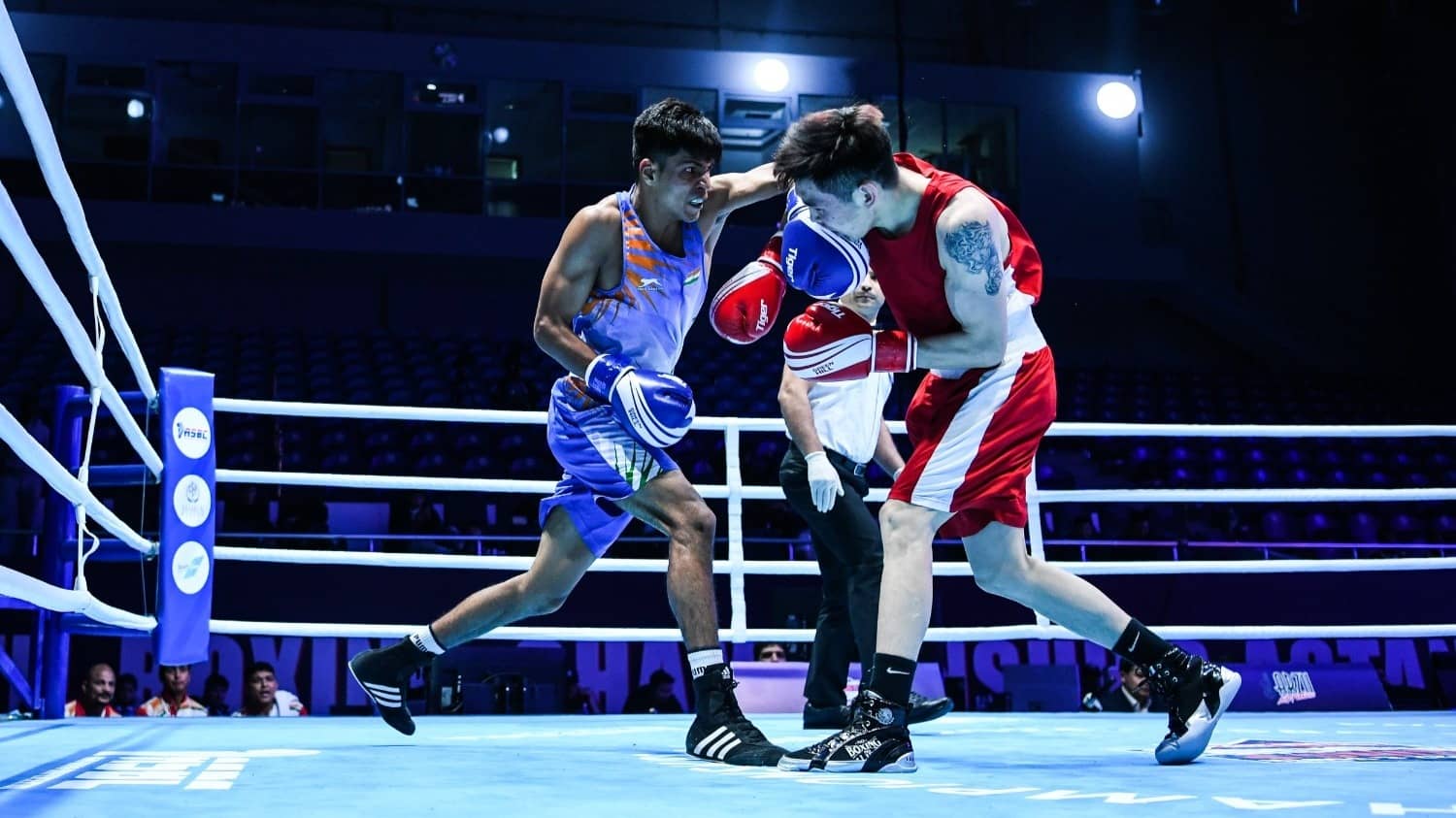 India’s Vishvanath, Akash and Preet storm into semis at ASBC Asian U-22 ...