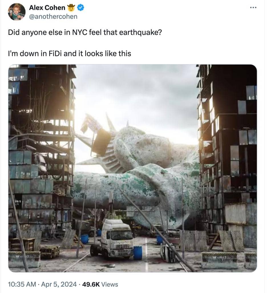 Virginia Earthquake Memes
