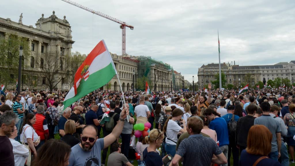 Thousands Assemble in Budapest to Protest Against Hungary's Populist ...