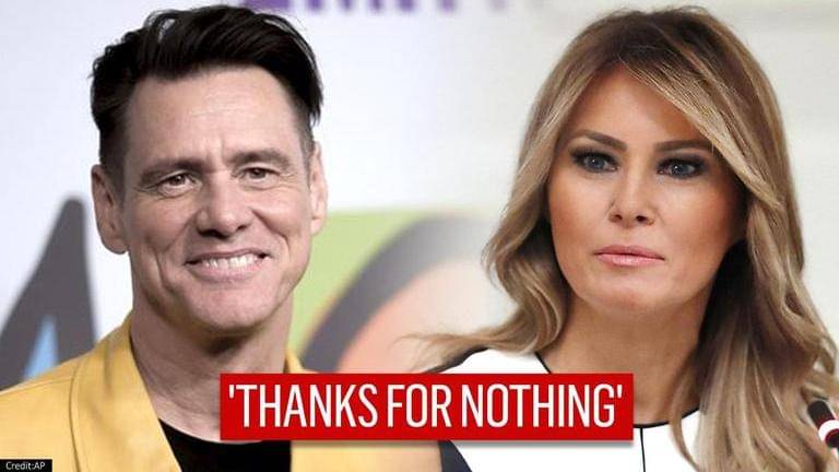 'Worst First Lady': Jim Carrey mocks Melania Trump with farewell ...