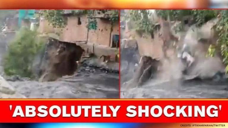 'Scary, dangerous': Houses collapse, flow into drain due to rain in ...