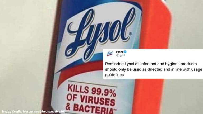 Lysol warns 'please don't drink our cleaning products' after Trump's ...