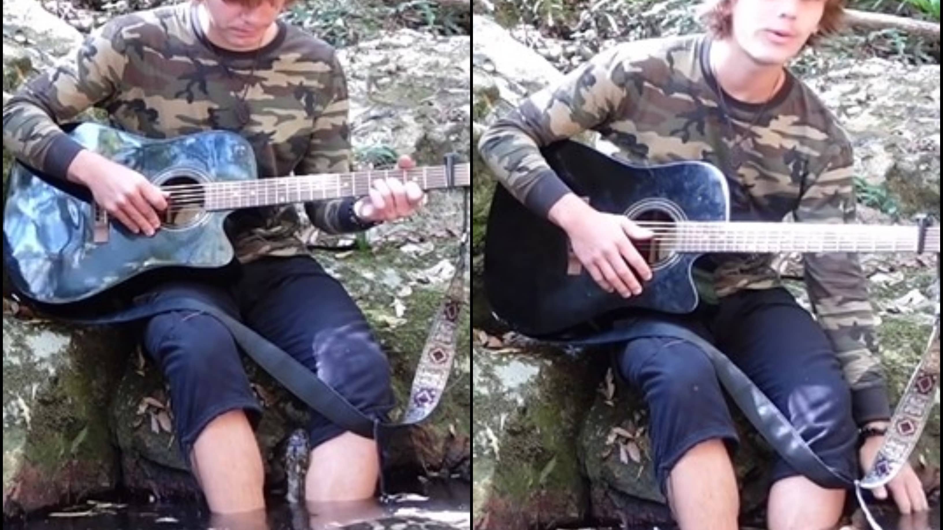 Video: Australian Man's Calm Encounter With Massive Snake While Playing ...