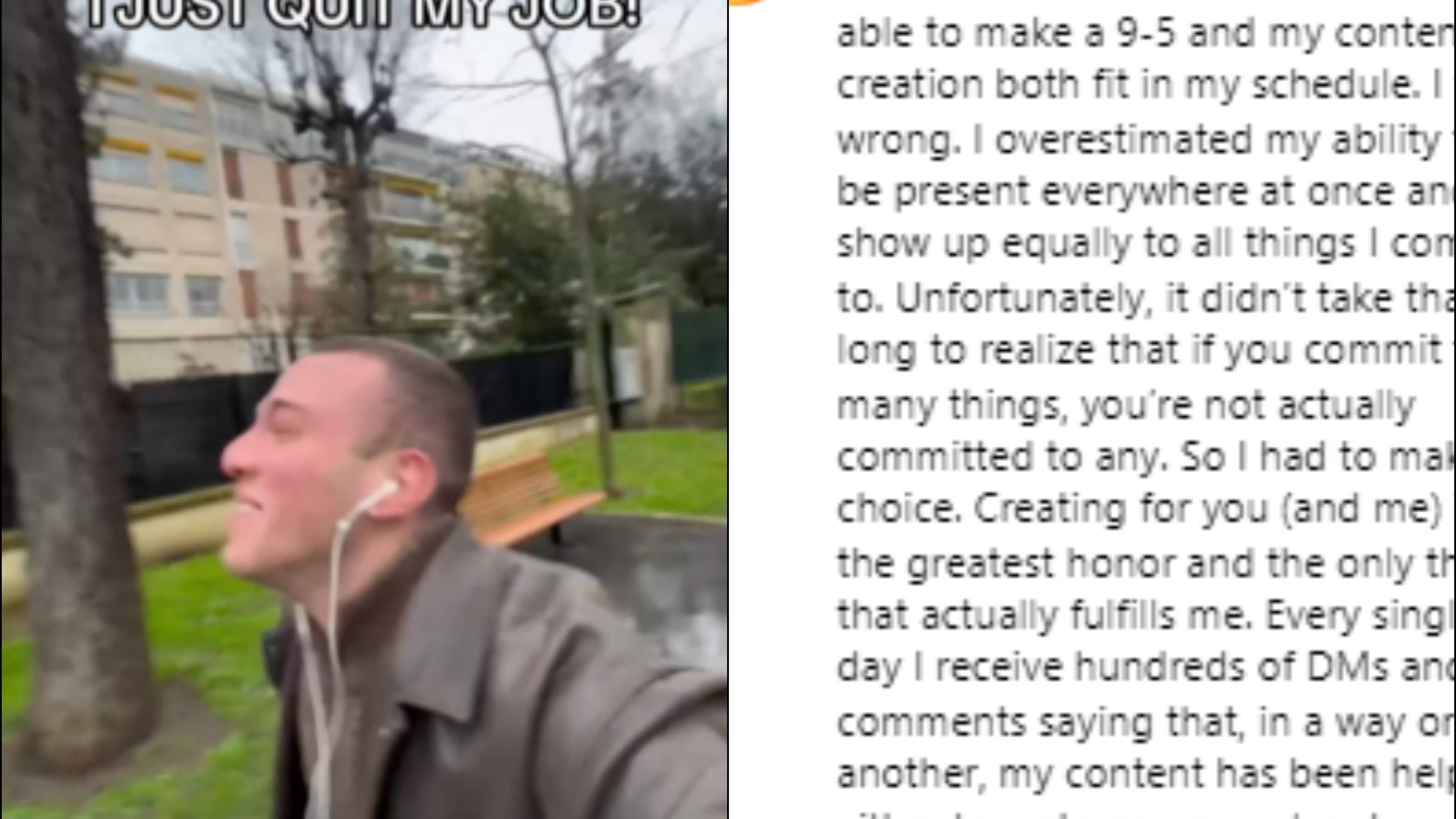 Viral Video: Instagram Influencer Left His 9-5 Job To Create Content, Followers Celebrated ...