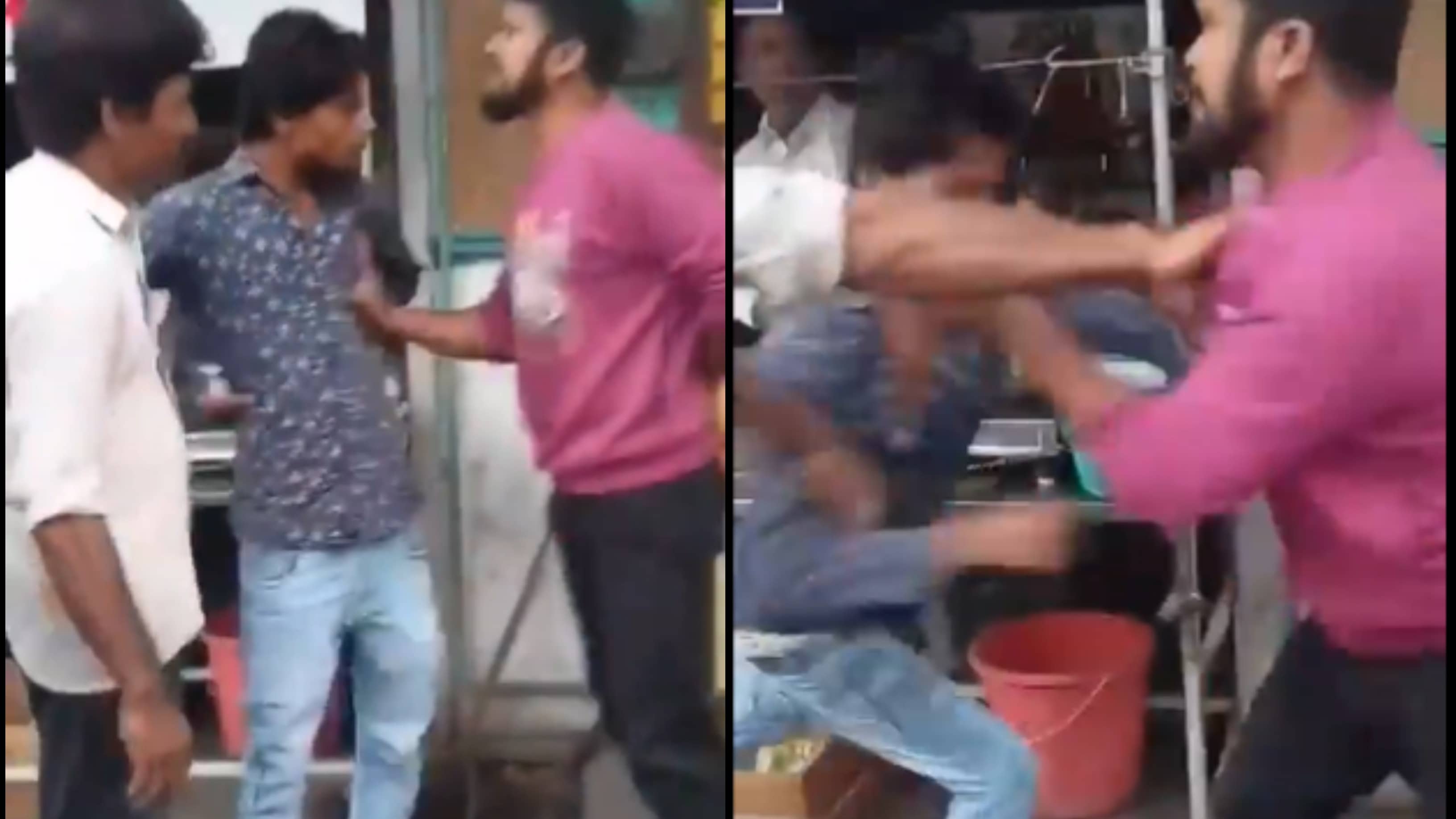 Viral Video: Fight Breaks Out Between Customer And Tea Seller For Not ...