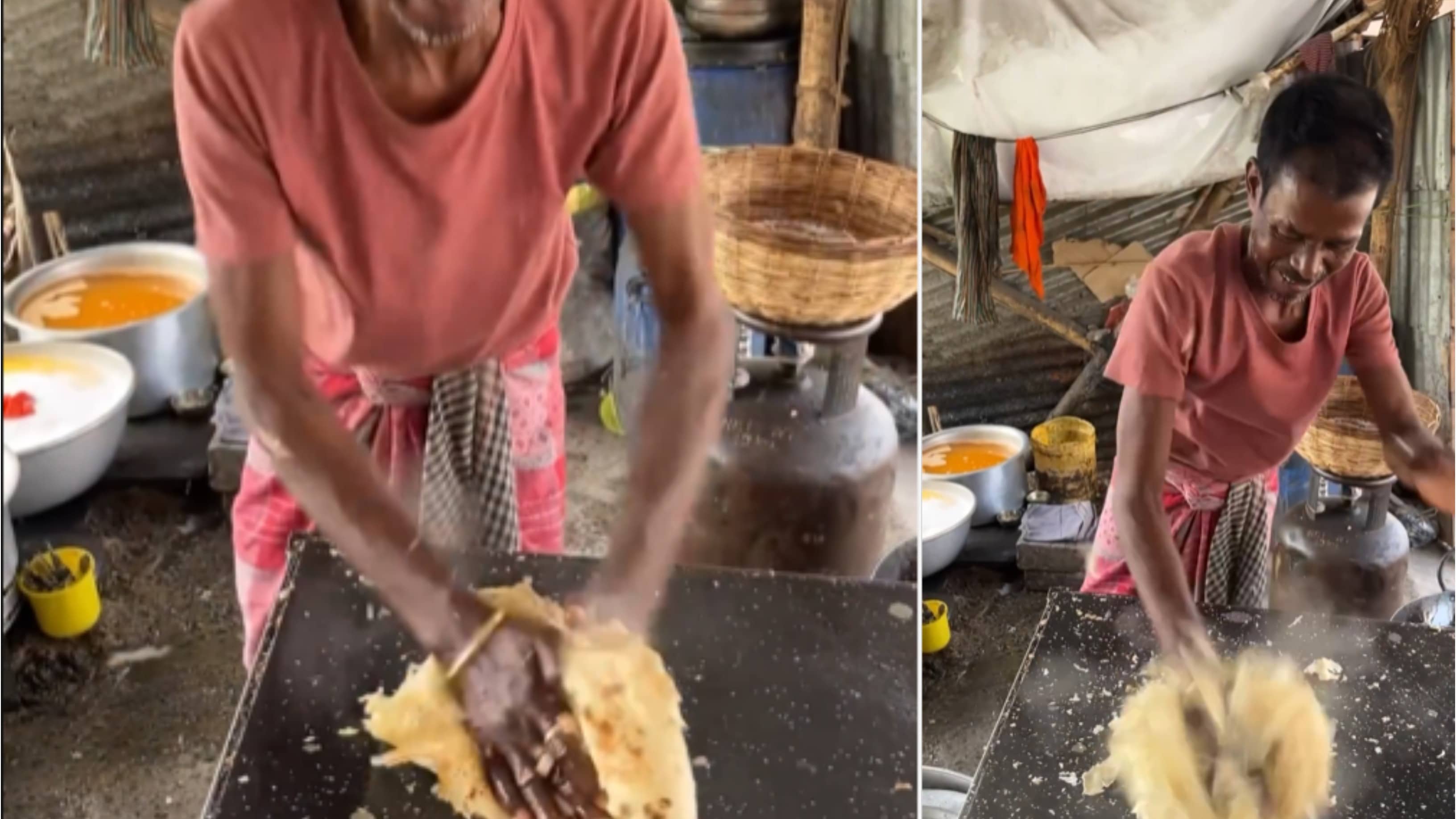 Viral Video: Netizens Mocks Making Process Of Kolkata's Famous 'Pitai ...