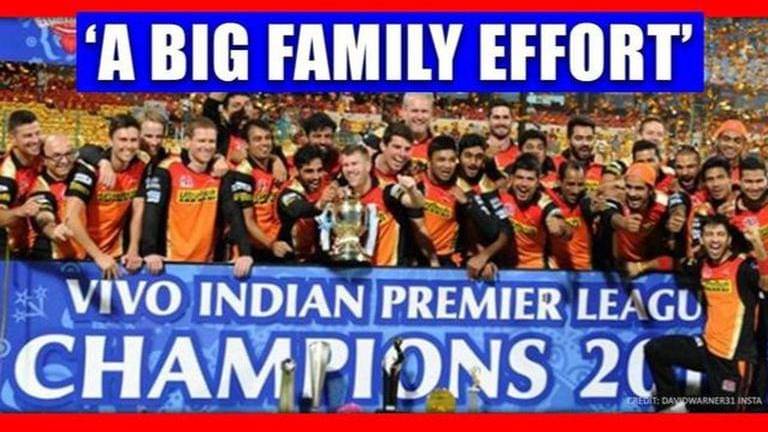 David Warner posts a throwback picture of SRH's 2016 IPL triumph on ...