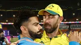 Virat Kohli presents his Team India jersey to AUS star Glen Maxwell ...
