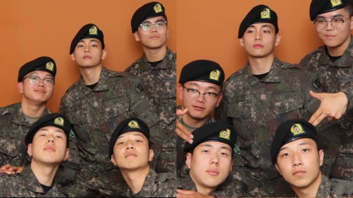 BTS V Gives A Glimpse Into His Military Life With Other Korean Soldiers ...