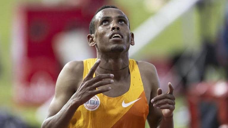 Berihu Aregawi clocks fifth-fastest men’s 5,000 meters in history to ...