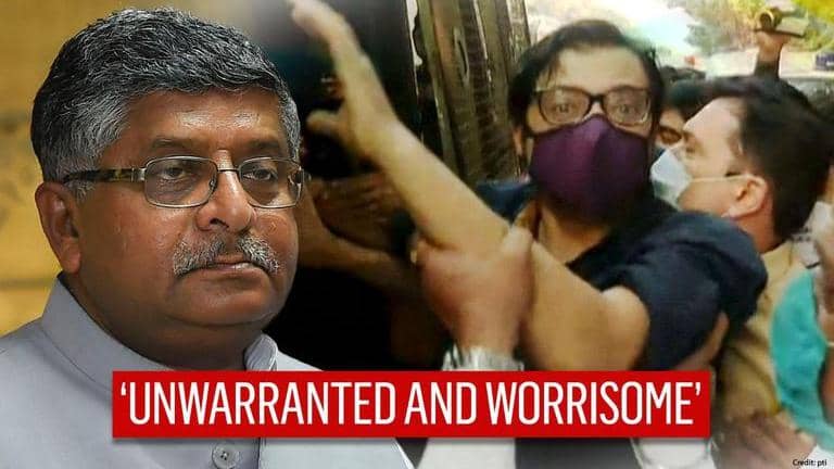 Ravi Shankar Prasad slams 'reprehensible' arrest of Arnab Goswami ...