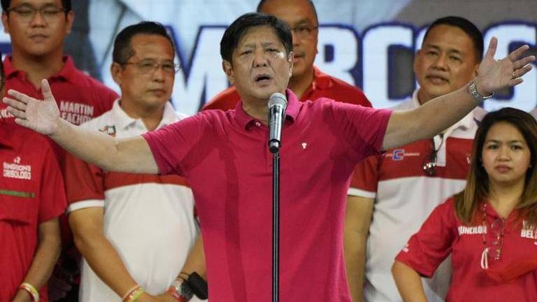 Philippines Polls Late Dictators Son Ferdinand Marcos Jr Wins