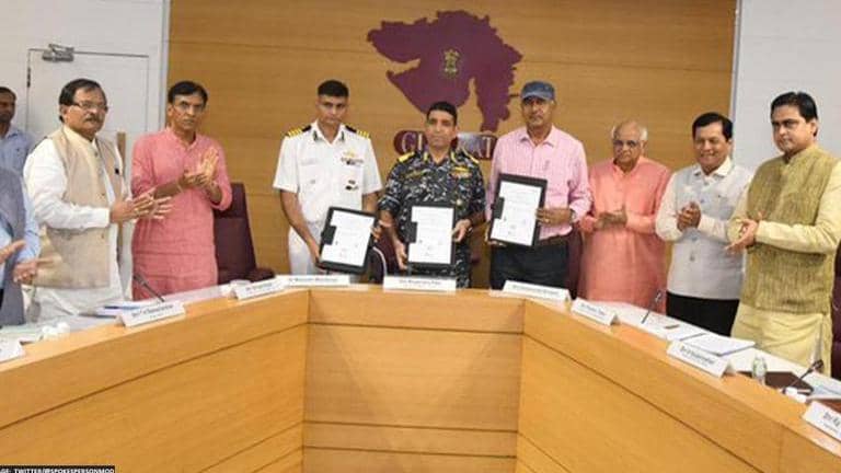 Indian Navy, Coast Guard sign MOU Indian Port Rail & Ropeway Corp Ltd ...