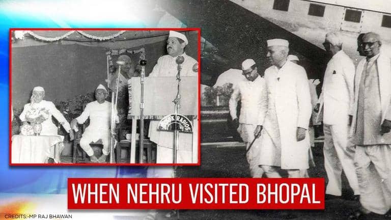 When a plane went to Indore from Bhopal to ferry ex-PM Nehru's ...