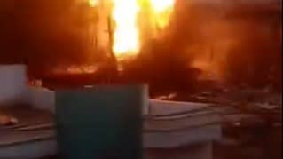 Several Houses Gutted as Massive Fire Erupts in Dewas' Slum After Gas ...
