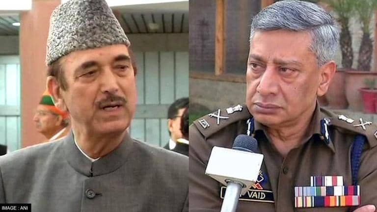 Ghulam Nabi Azad gets BIG message from ex-J&K DGP SP Vaid after forming ...