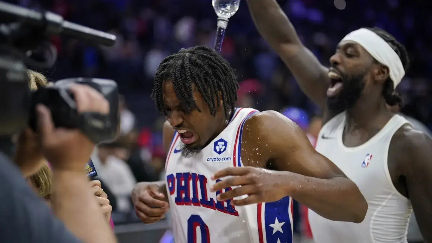 Tyrese Maxey scores career-high 50 points, leads 76ers to 8th straight ...