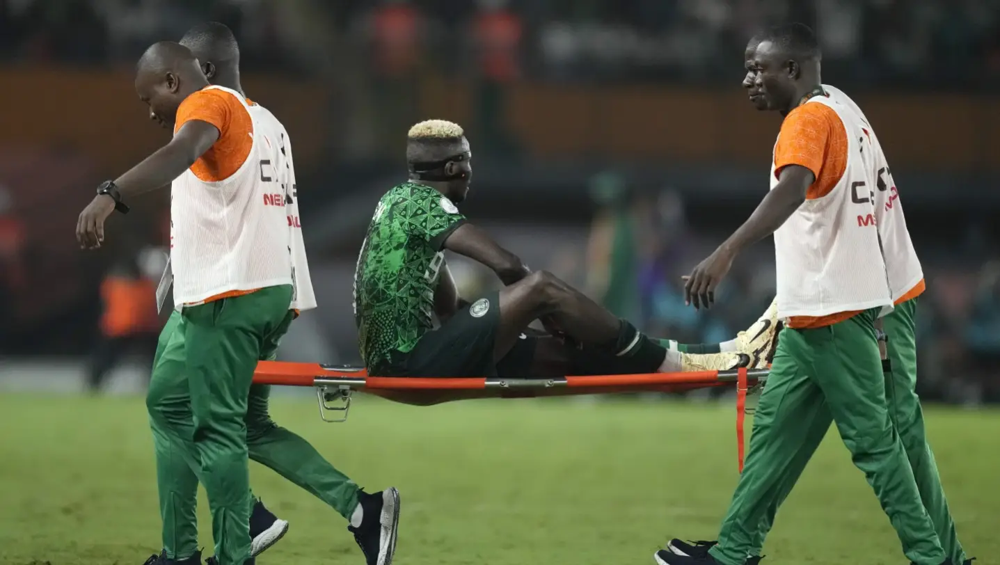 Victor Osimhen an injury concern for Nigeria before AFCON semifinal ...