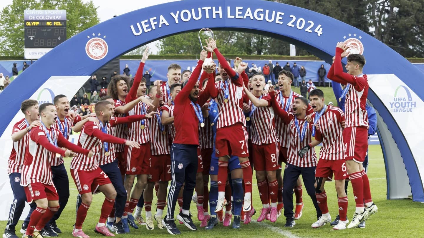 Olympiakos wins first European title for Greek clubs in UEFA Youth ...