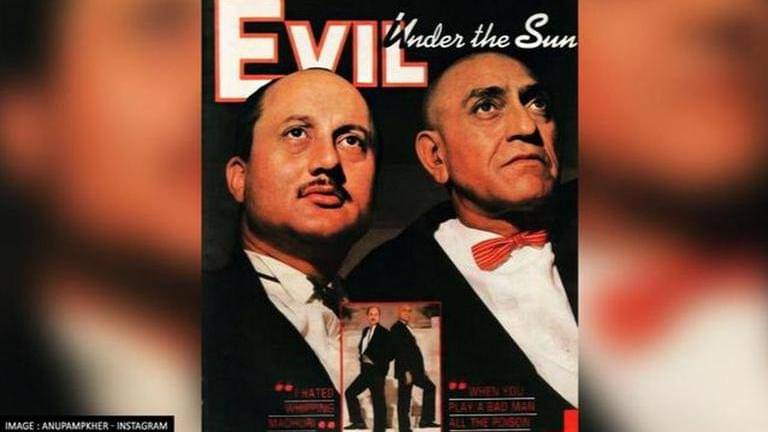 Anupam Kher shares old pic with late Amrish Puri: 'There are days when ... Anupam Kher shares old pic with late Amrish Puri: 'There are days when ...