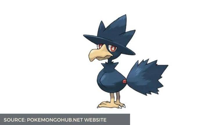 Pokemon Go Murkrow: Learn Murkrow best moveset, evolution, stats ...