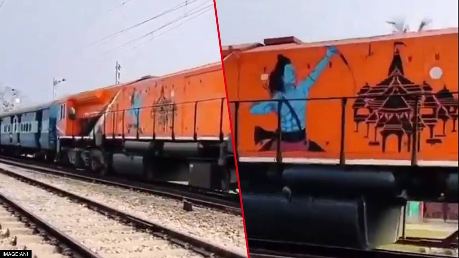 Indian Railway pays Tribute To "Shree Ram" By Painting New Locomotive ...