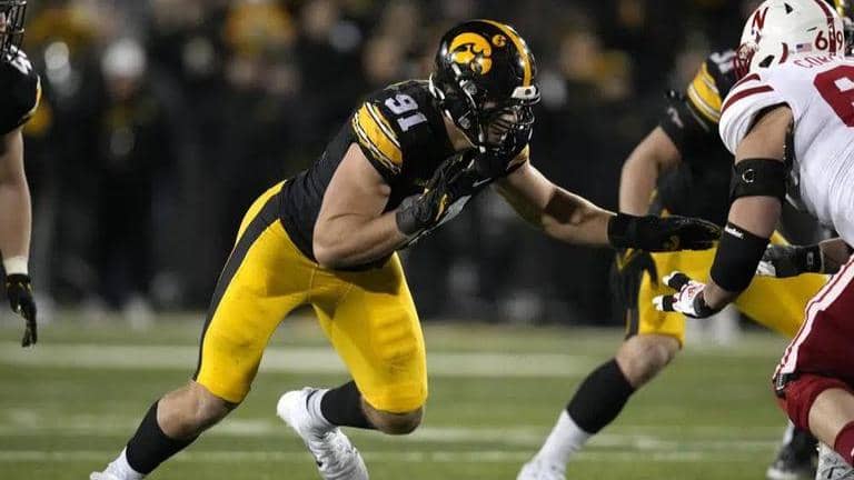 Green Bay Packers take Iowa's Lukas Van Ness with 13th pick in NFL ...