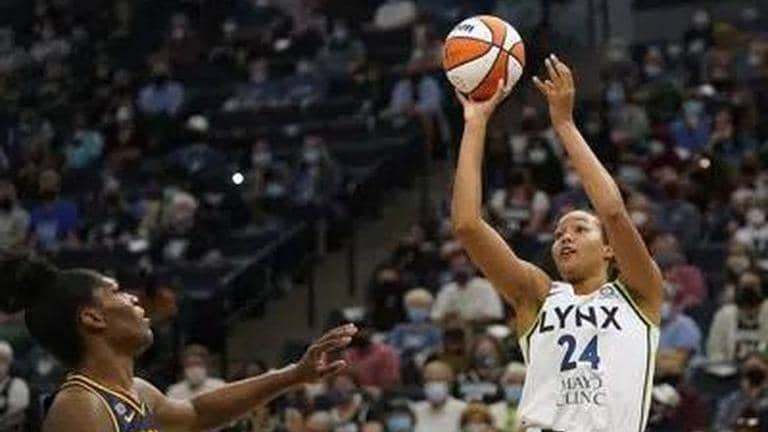 Diamond Miller shines with 25 points and 5 steals as Lynx secure third ...