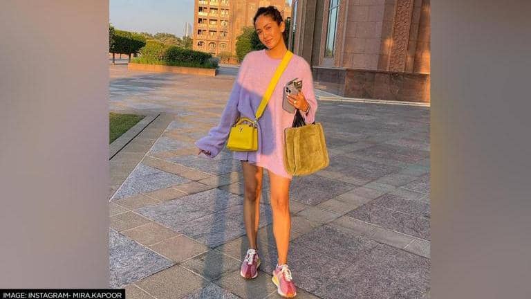 Mira Rajput steps into the weekend on a stylish note, sports cute ...