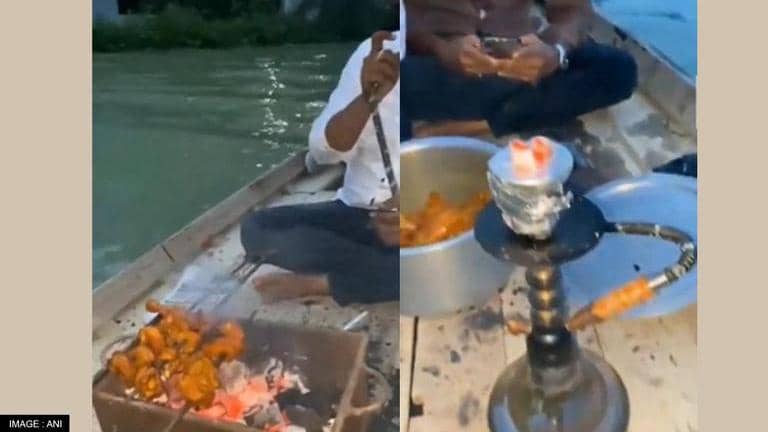 Video of Hookah and meat party on holy Ganga boat draws ire, invites ...