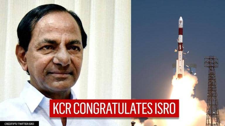 Telangana CM KCR congratulates ISRO for successful PSLV-C51/Amazonia-1 ...
