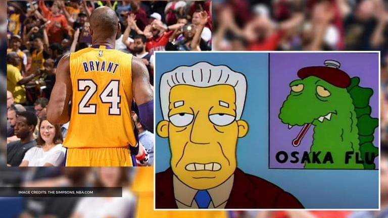 Did The Simpsons predict Kobe Bryant's crash? Simpsons coronavirus ...