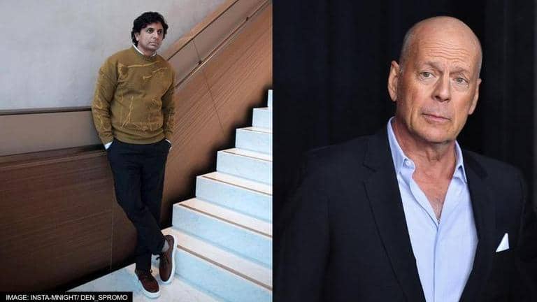M Night Shyamalan pens emotional post after Bruce Willis steps away ...