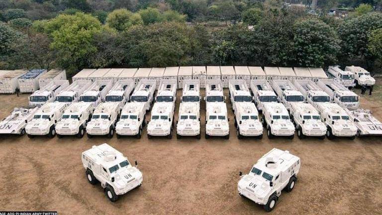 Indian Army gets 159 indigenously developed vehicles for UN ...