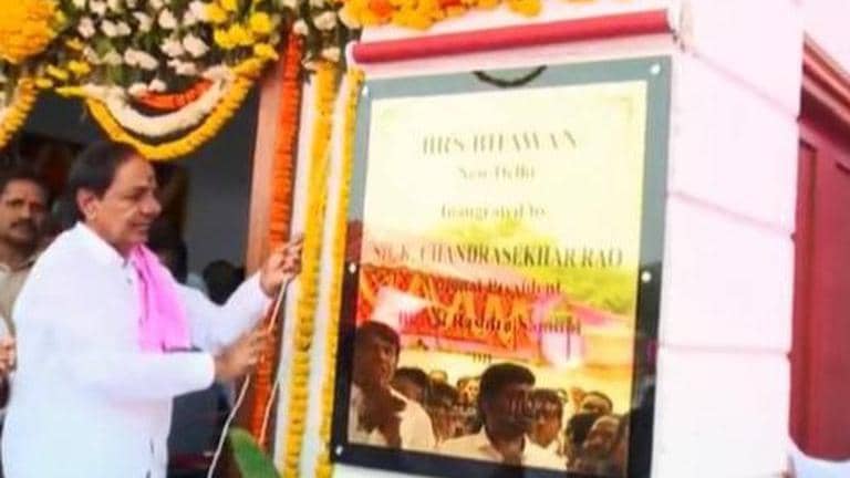 KCR inaugurates BRS head office in Delhi, aims to tighten grip on ...