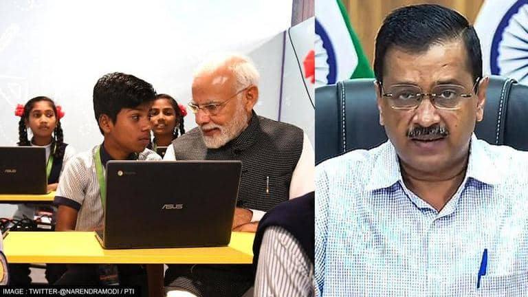 Arvind Kejriwal claims credit as PM Modi launches Mission Schools ...