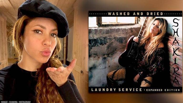 Shakira celebrates 20 years of her album 'Laundry Service'; calls it ...
