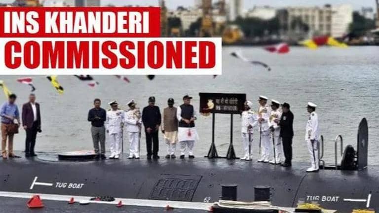 INS Khanderi, India's 2nd Scorpene-class submarines inducted into Navy ...