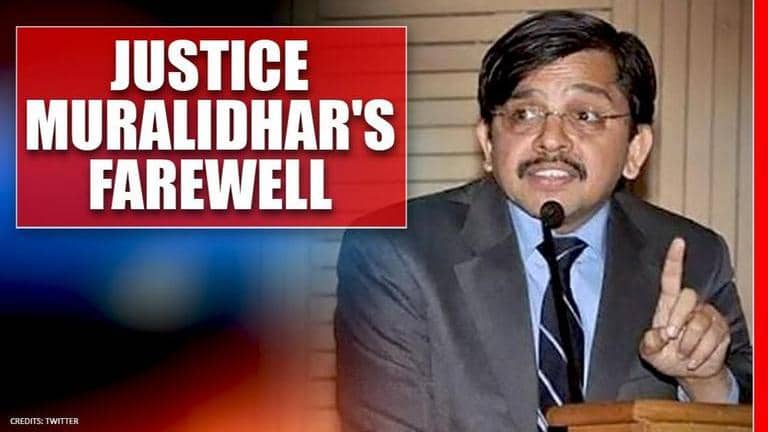 Justice Muralidhar breaks silence on his transfer, recalls his historic ...